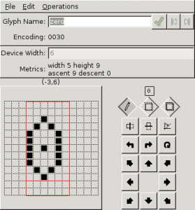 Adding a dotted zero to X11 core fonts (misc-fixed) | blog.d-11.de
